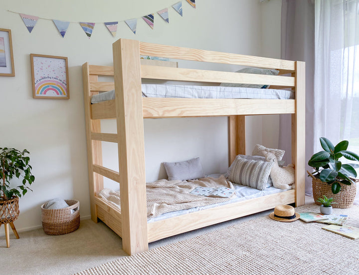Classic LOW bunk bed PINE